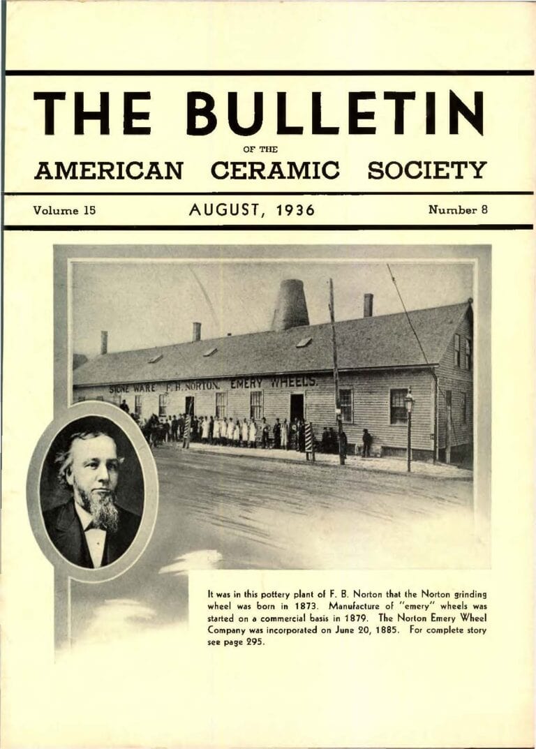 August 1936 – ACerS Bulletin