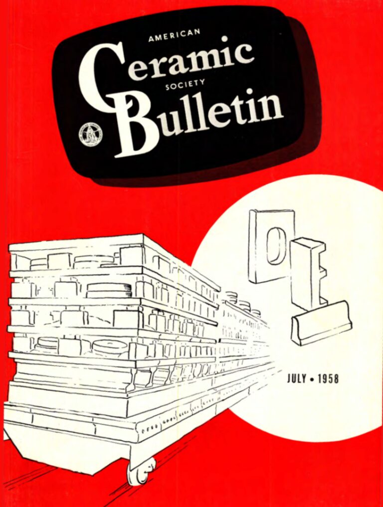 July 1958 – ACerS Bulletin